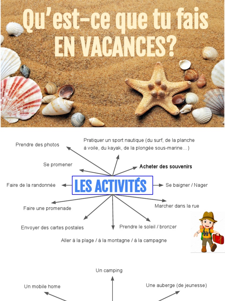 Qu'est-Ce Que Tu Fais en Vacances | PDF