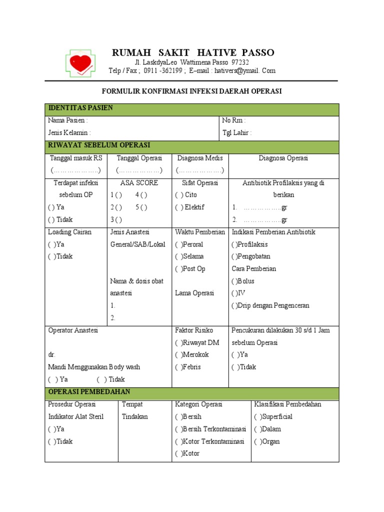 Formulir Konfirmasi IDO | PDF