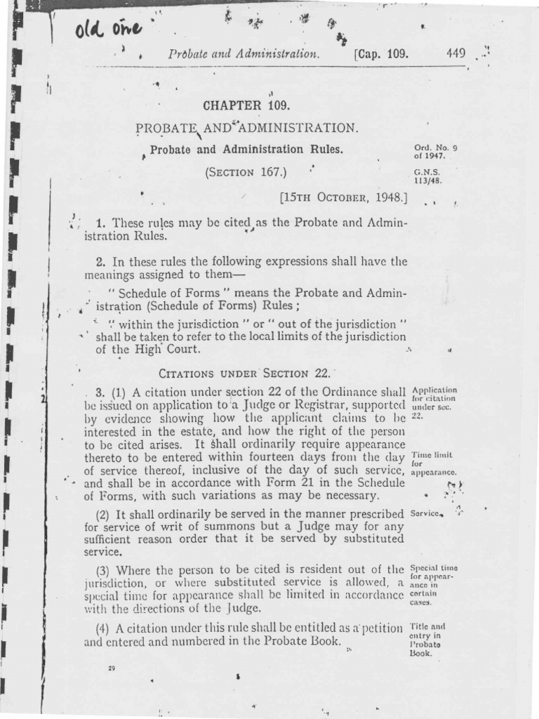 Probate RULES | PDF