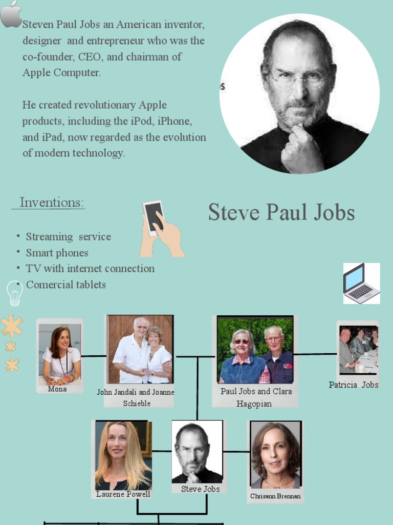 Steve Jobs Family Steve Jobs | Biography, Education, Apple, & Facts