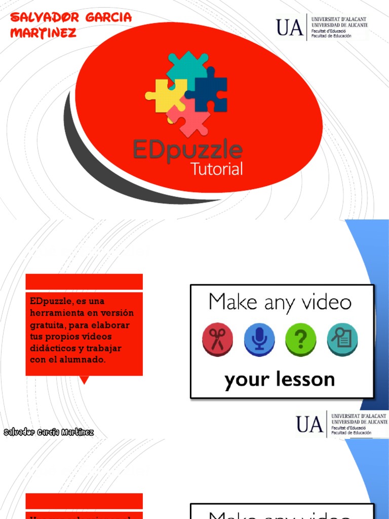 Tutorial de Edpuzzle para Educadores | PDF | Ingeniería de software ...
