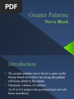 Greater Palatine Nerve Block Technique | PDF | Anesthesia | Injection ...