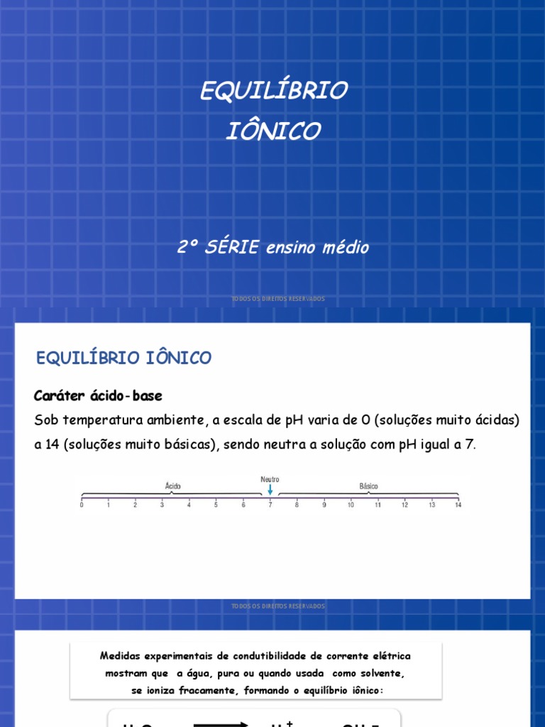 Equilibrio Ionico | PDF