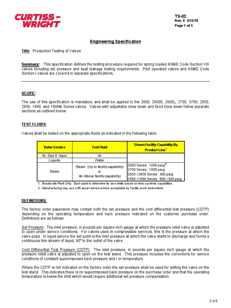 P11099-Fat Procedure | PDF | Valve | Pressure