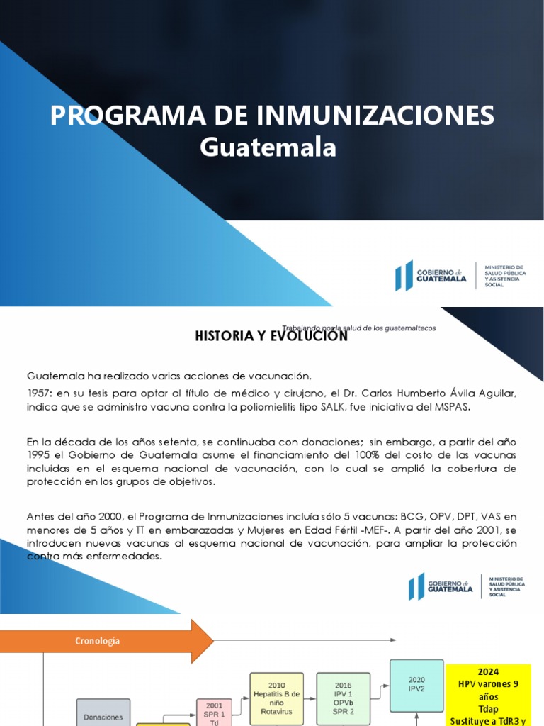 Programa de Inmunizaciones | PDF | Causas de la muerte | Medicina CLINICA