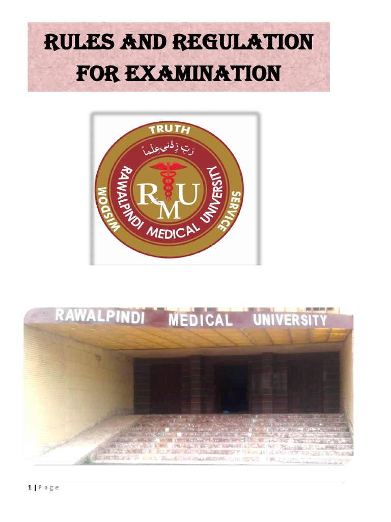 Rmu - Undergraduate Rules and Regulation For Examination | PDF | Postgraduate Education ...