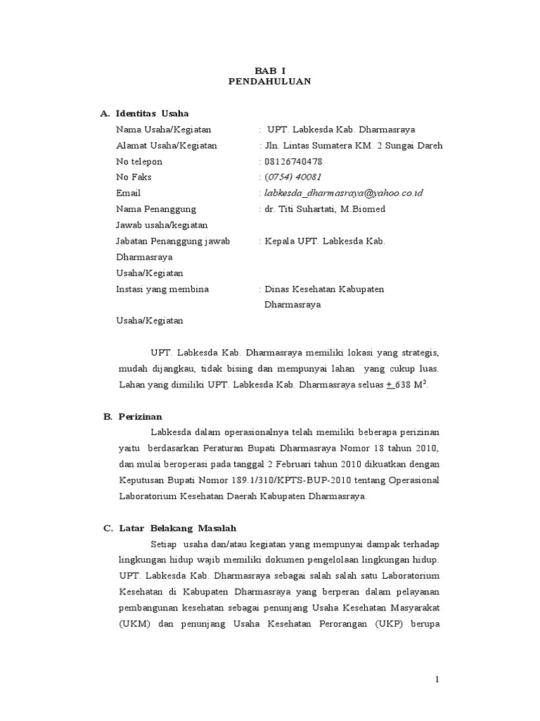 DPLH Labkesda | PDF | Kesehatan Holistik