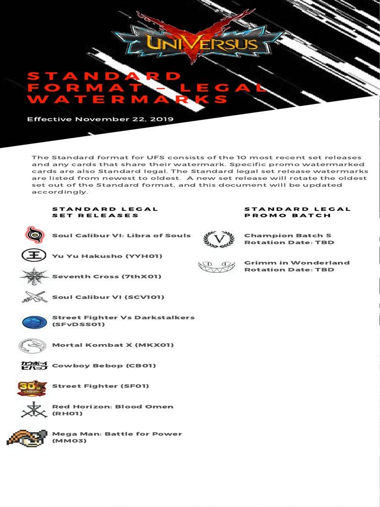 Standard Legality | PDF