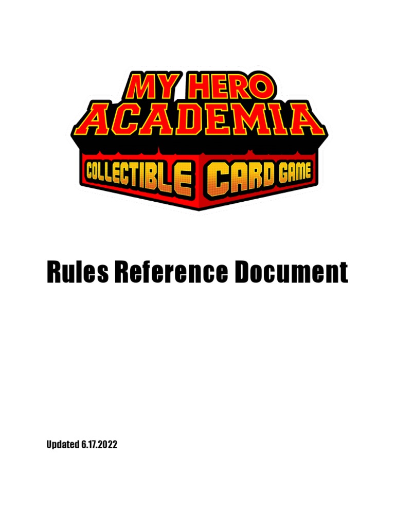 Card Game Rules Guide | PDF