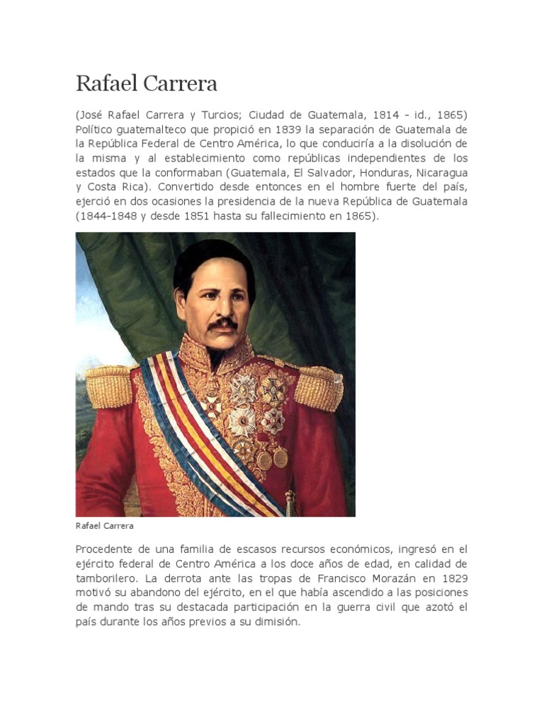 Rafael Carrera | PDF