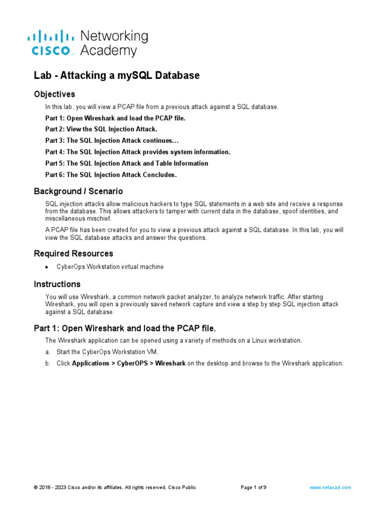 SQL Injection Attack Lab Overview | PDF | Databases | Password