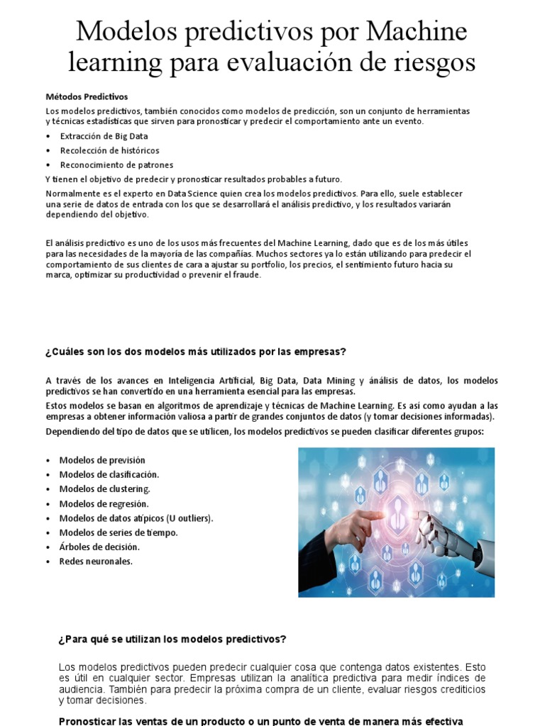 Inteligencia Artificial en La Gestión de Riesgos | PDF