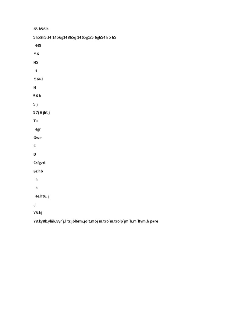 Random Text Compilation | PDF