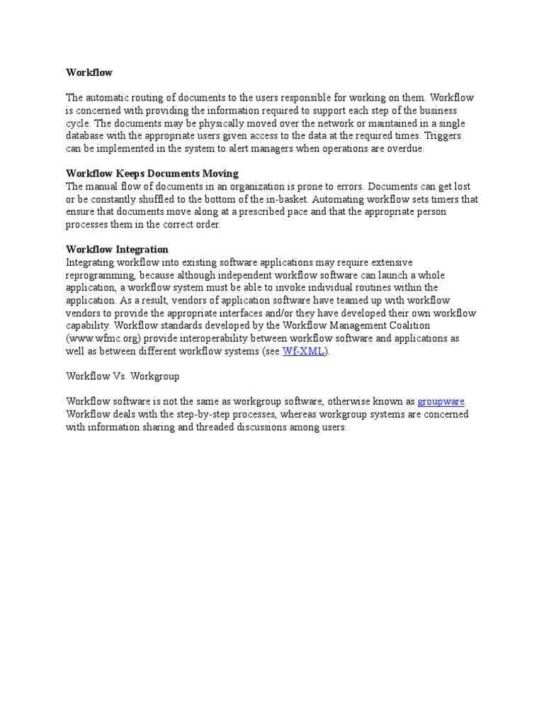 Workflow | PDF | Workflow | Software