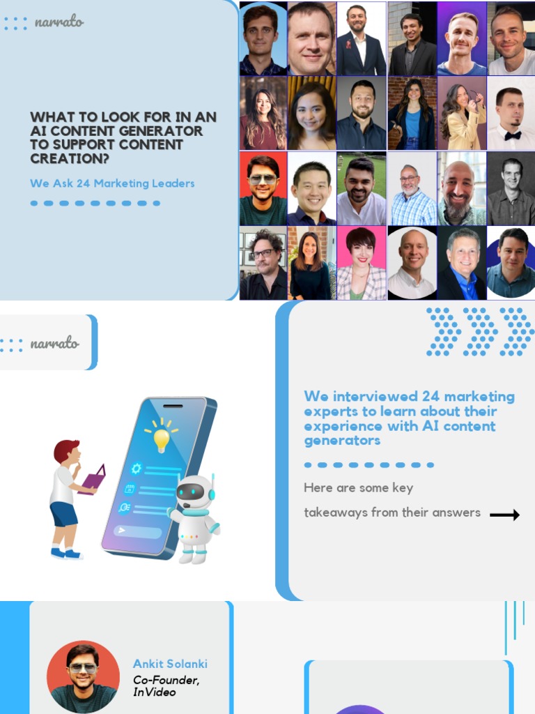 What To Look For in An AI Content Generator To Support Content Creation ...