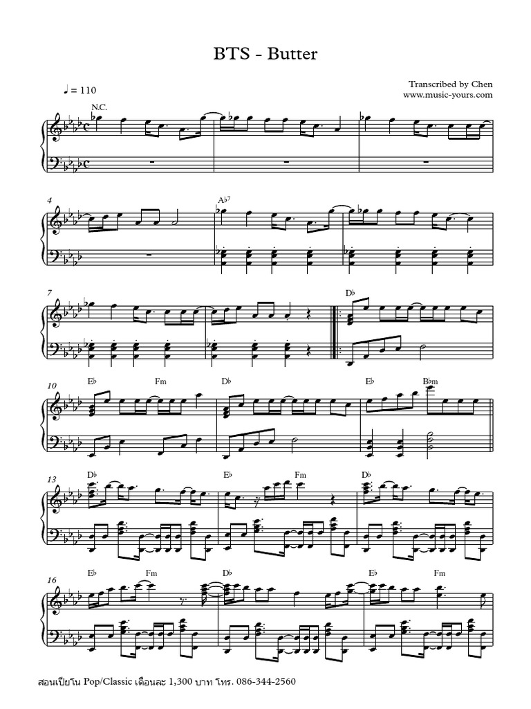 BTS - Butter 777 | PDF