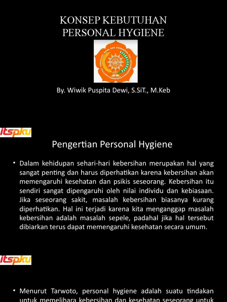 2023 KDPK - Personal Hygiene | PDF