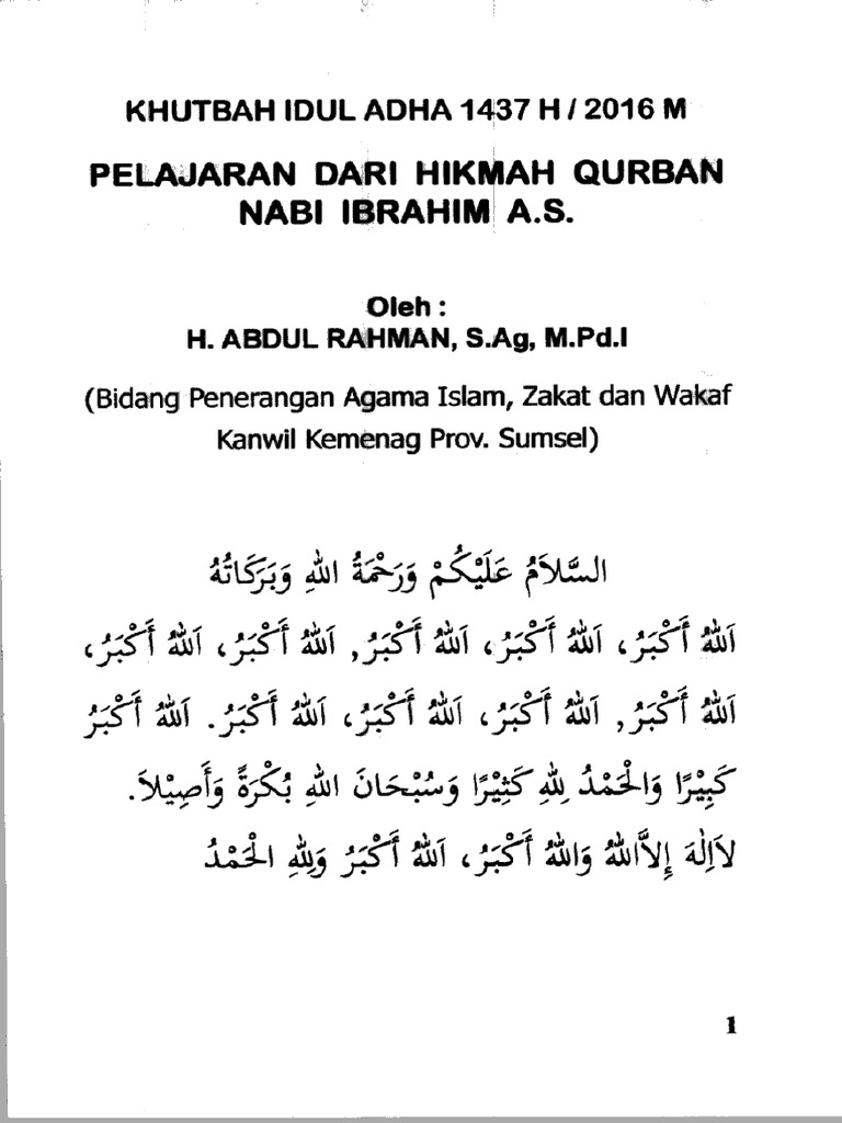 Idul Adha | PDF