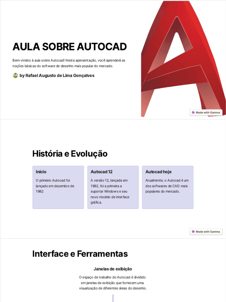 Aula Sobre Autocad | PDF