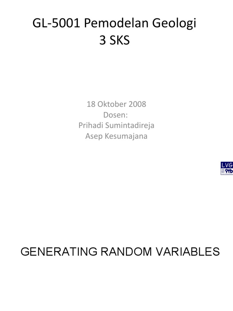 Materi 3-Random Variables | PDF | Probability Distribution | Histogram Materi 3-Random Variables | PDF | Probability Distribution | Histogram
