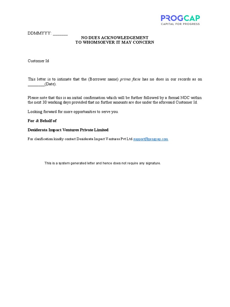 NDC Acknowledgement Progcap 21 June | PDF