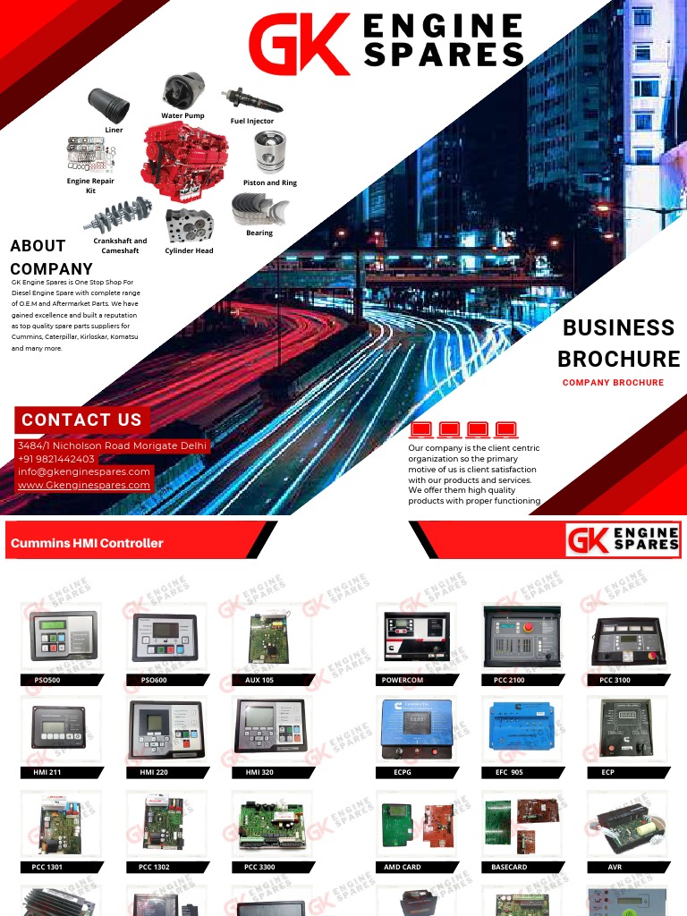GK Engine Spares Catalog | PDF