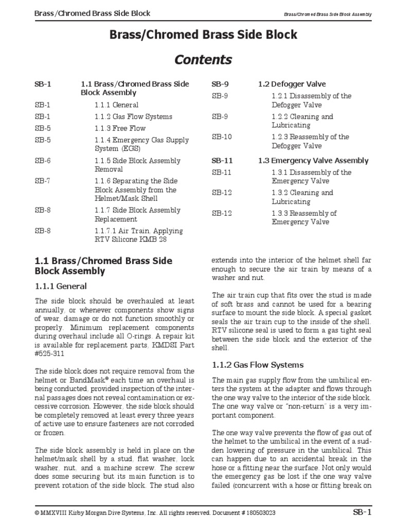Brass-Chromed Side Block Hi | PDF