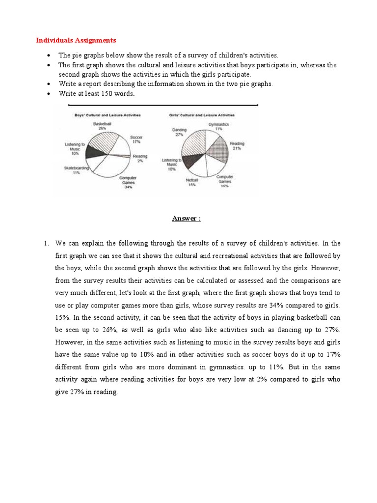 Individuals and Group Assignments | PDF