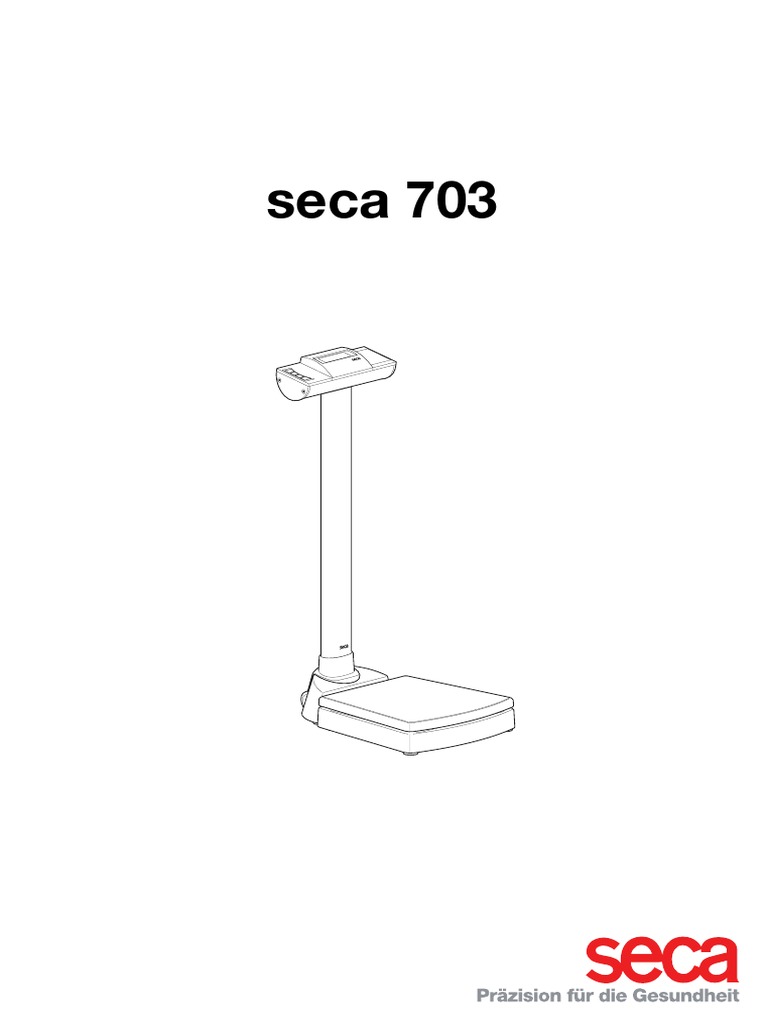 Seca 703 Manual | PDF | Electrical Connector | Body Mass Index