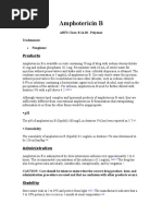 Amphotericin B Administration Protocol | PDF | Intravenous Therapy ...