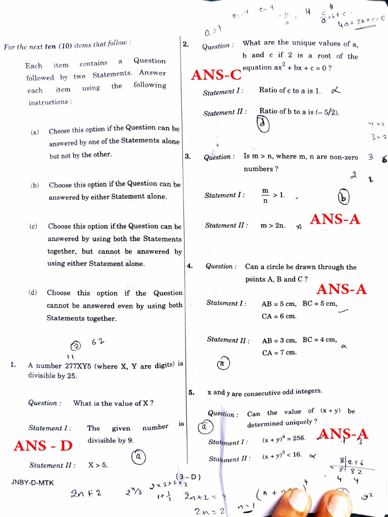 CDS 1 - 2023 Maths | PDF | Mathematical Objects | Mathematics
