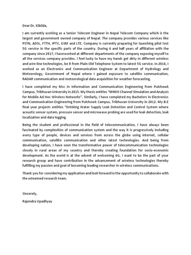 Telecom Engineer's 5G Research Application | PDF