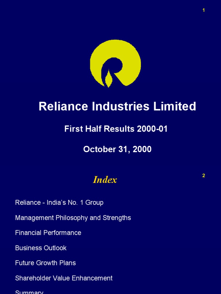 Reliance strategy in 2023 | PDF
