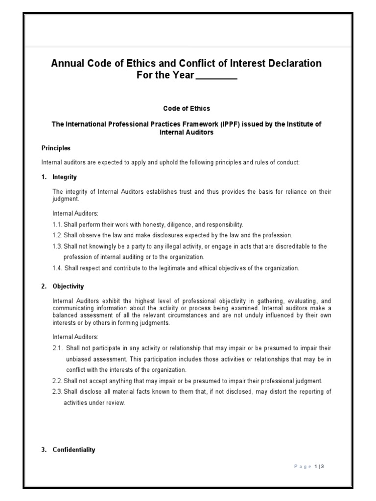 Annual Declaration | PDF