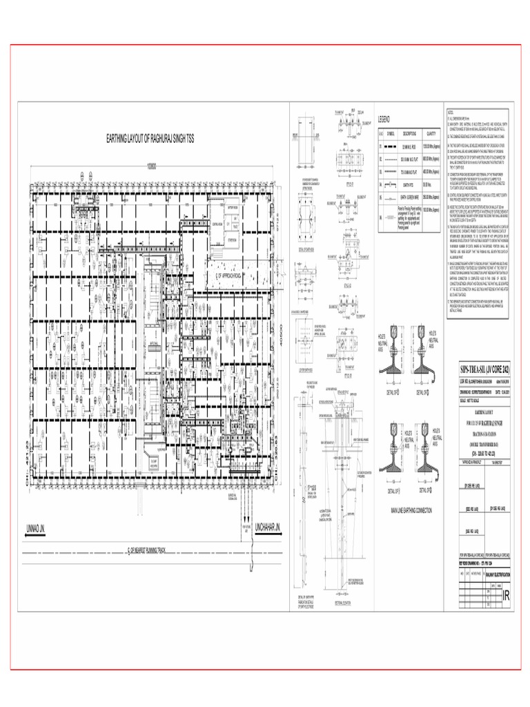 Earthing Layout RRS TSS | PDF