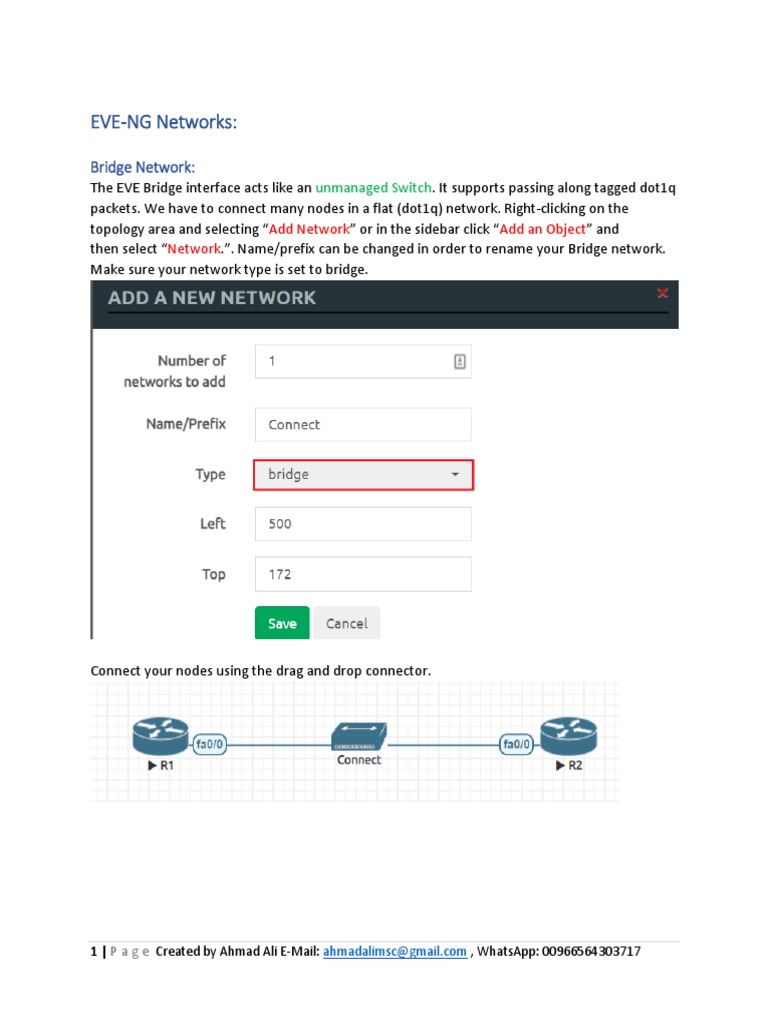 15 EVE NG Networks | PDF