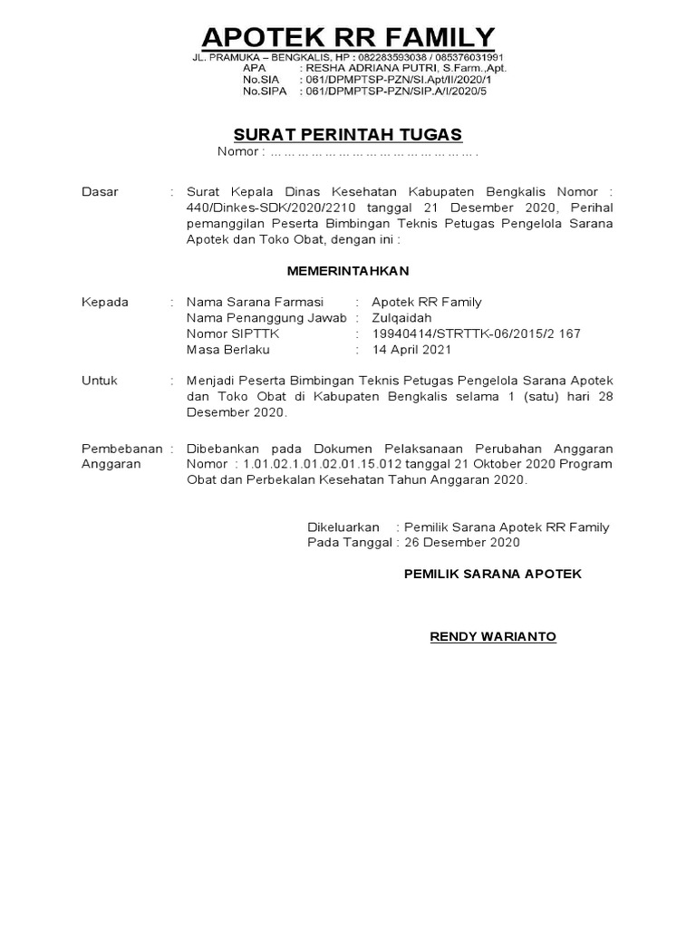 (PT Ifars) Apotek RR Family - Prekursor Farmasi | PDF