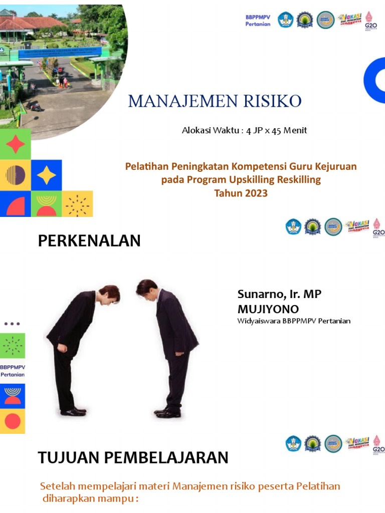 B. Manajemen Risiko - PPT. | PDF