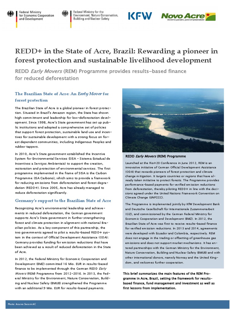 REDD Early Movers Acre Fact Sheet | PDF