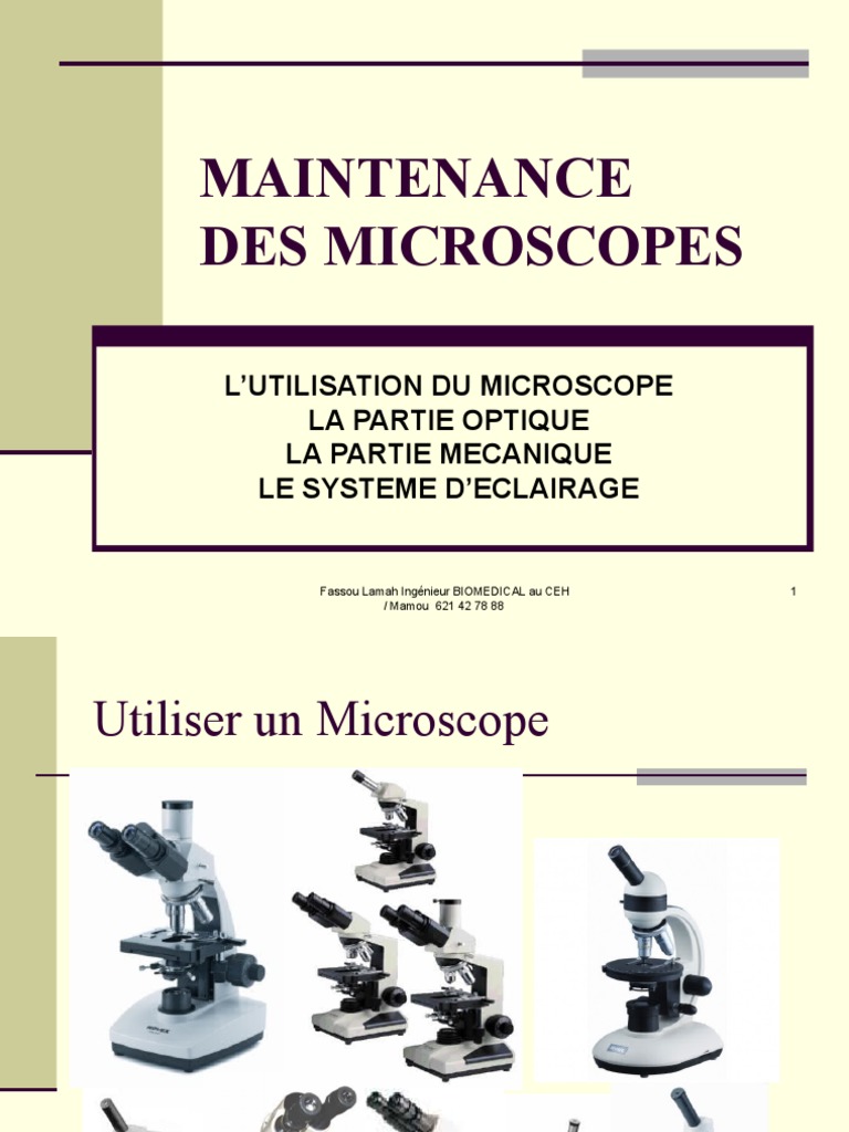 Maintenance Microscope | PDF