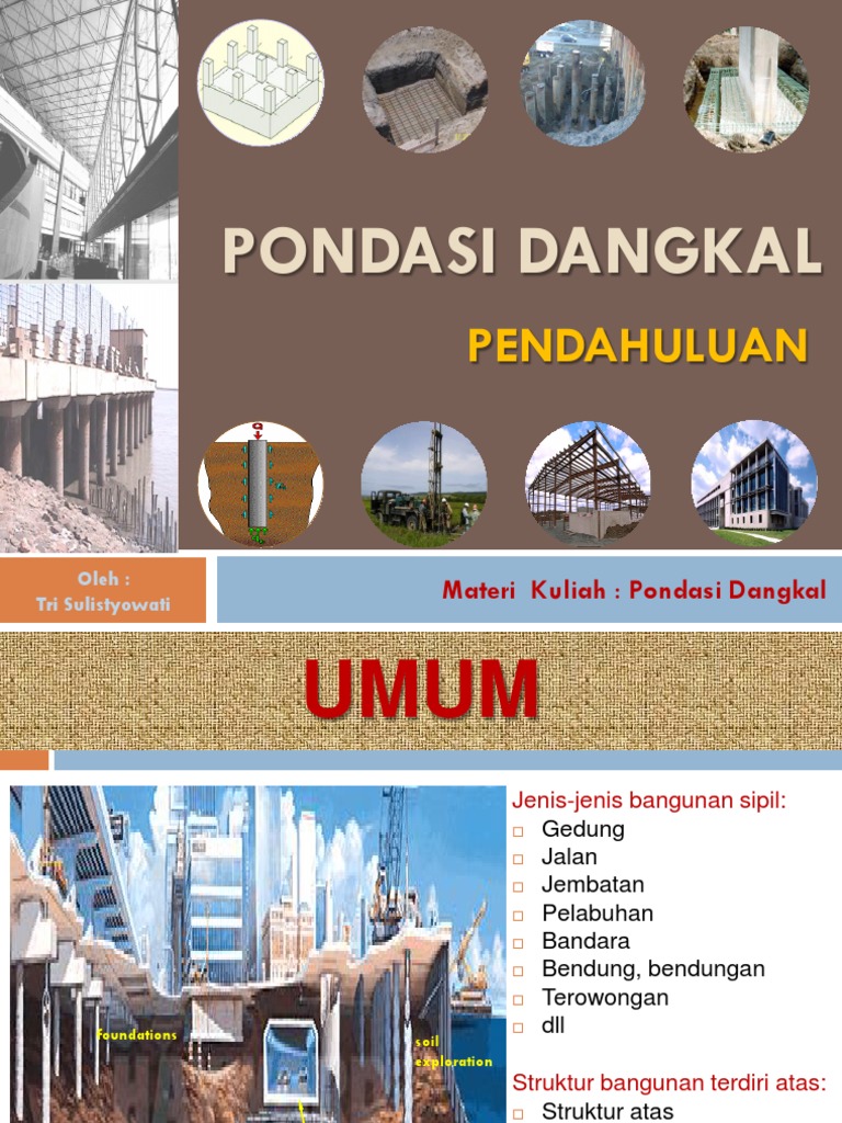 Pondasi Dangkal - Pendahuluan | PDF