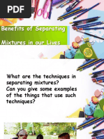 Separating Mixtures Hand Picking | PDF | Mixture | Chemical Substances