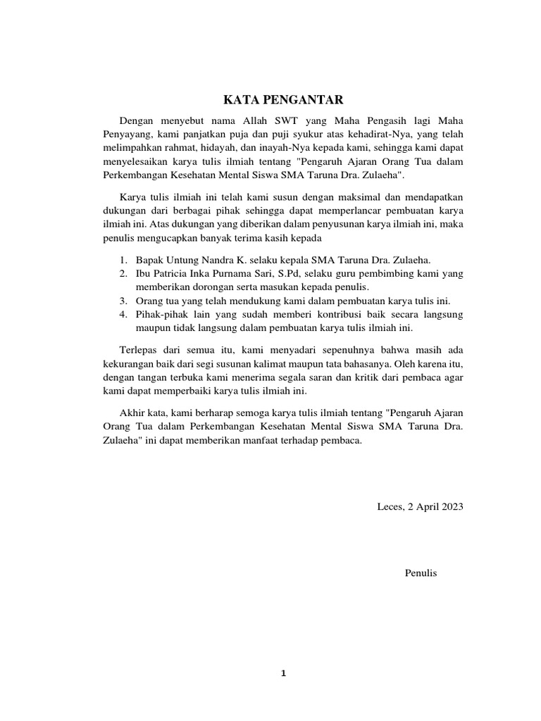 Karya Ilmiah Bin Kelompok 6 Fix Ini | PDF