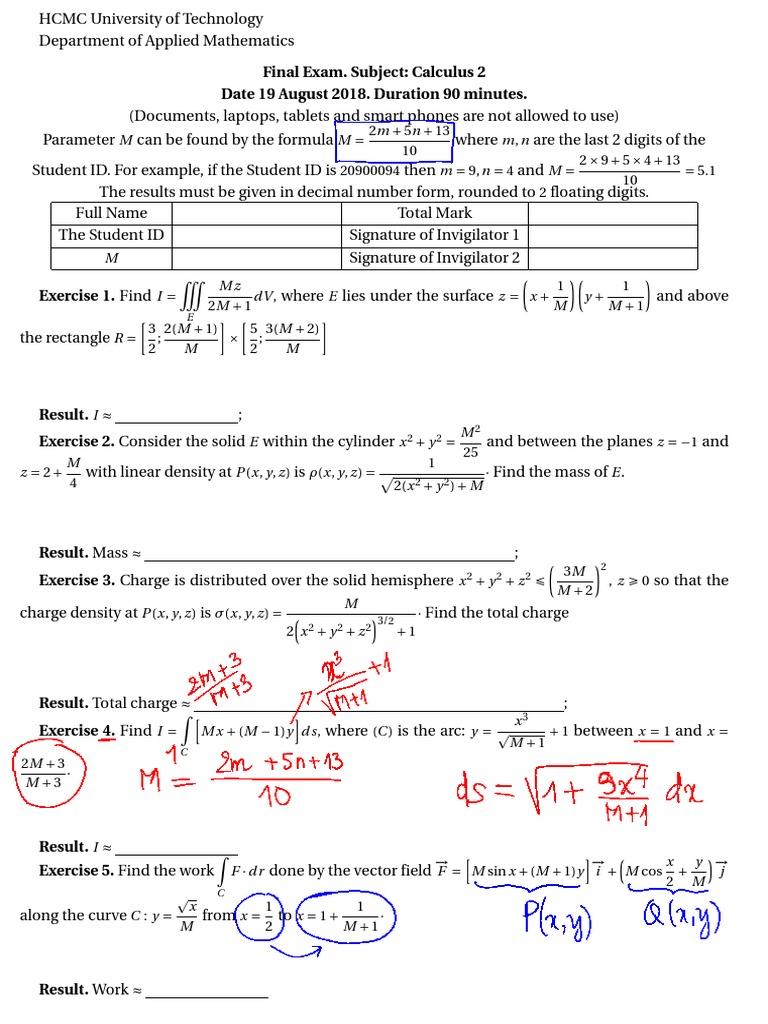 Final Exam 2018 | PDF | Mathematics | Mathematical Analysis