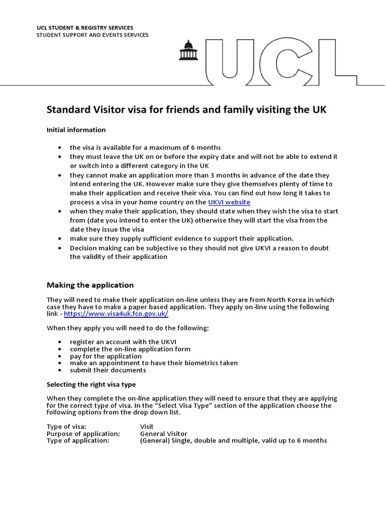 Standard Visitor Visa | PDF | Travel Visa | Passport