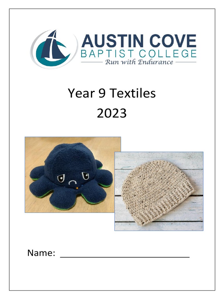 Year 9 Textiles Course Overview | PDF | Sewing | Sewing Machine
