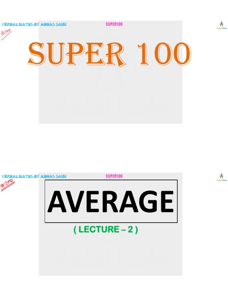 AVERAGE CLASS 2 Q | PDF