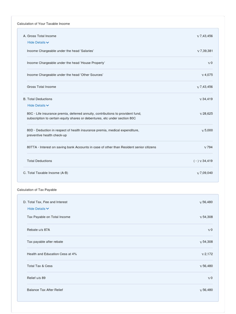 Summary | PDF | Taxes | Tax Deduction