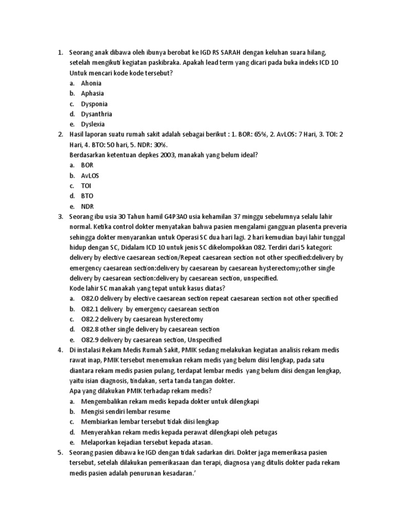 Seorang Anak Dibawa Oleh Ibunya Berobat Ke IGD RS SARAH Dengan Keluhan ...