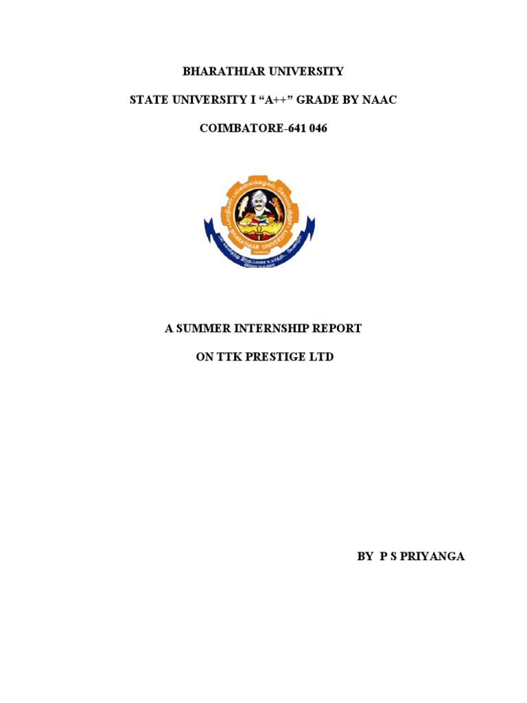 Bharathiar University | PDF